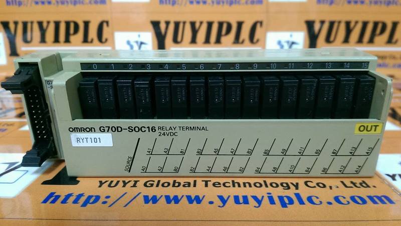 Omron G70d Soc16 Relay Terminal 24vdc 裕益科技自動化設備可程式編碼器plc分散式控制系統dcs